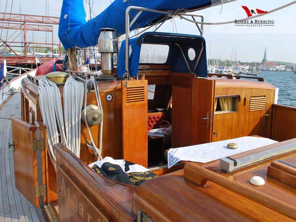 Abeking & Rasmussen 16KR Yawl - ASGARD - Robbe & Berking - Yards